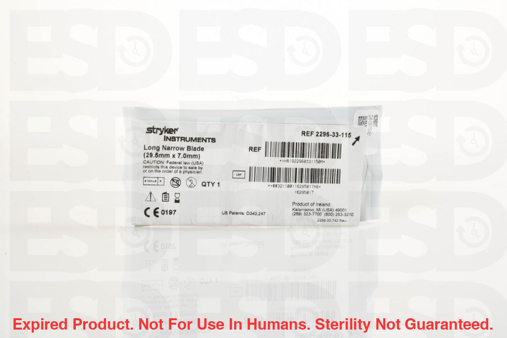STRYKER: 2296-33-115 – Expired Surgical Devices