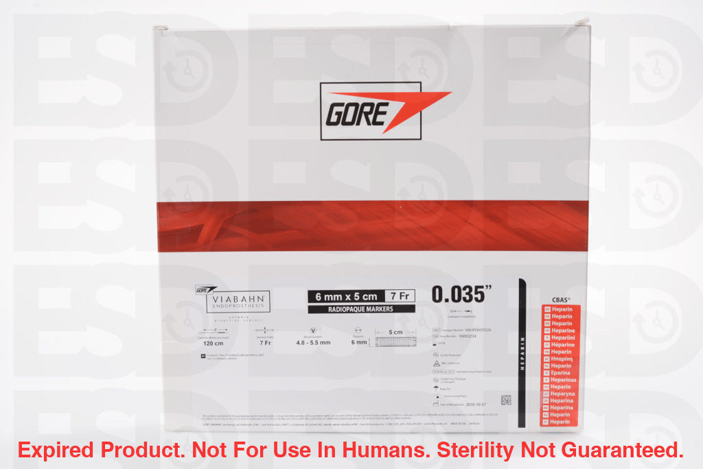 GORE: VBHR060502A – Expired Surgical Devices