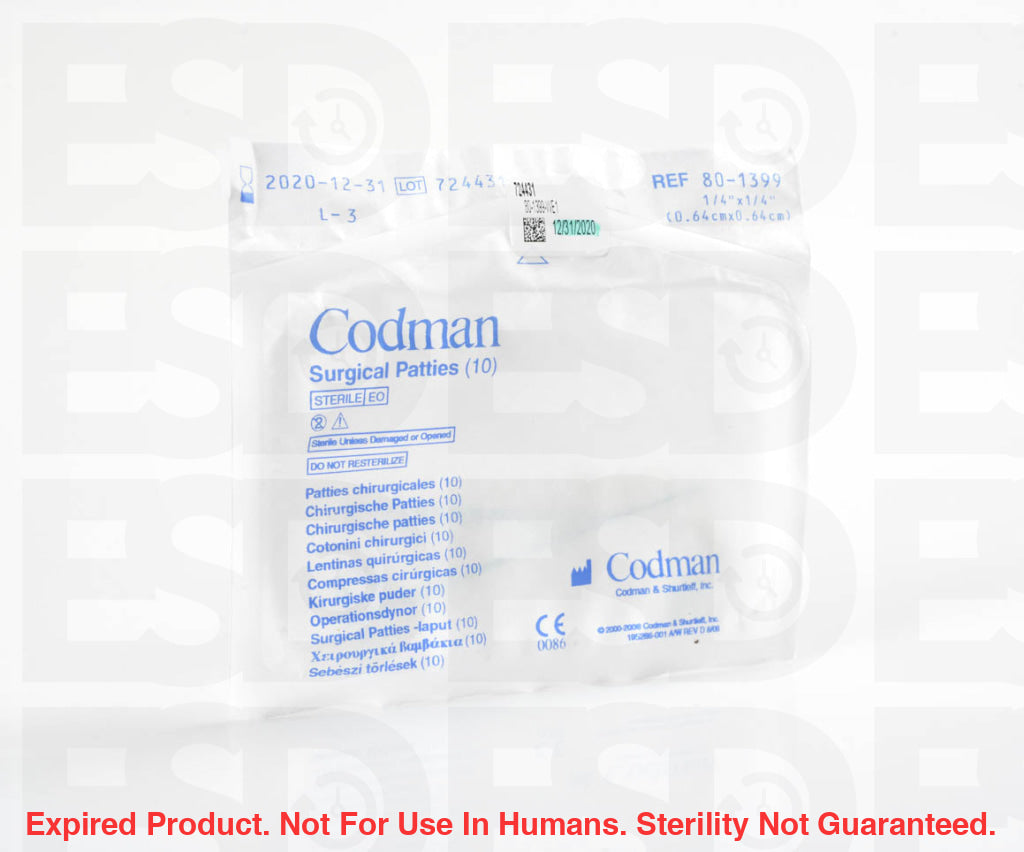 CODMAN: 80-1399 – Expired Surgical Devices